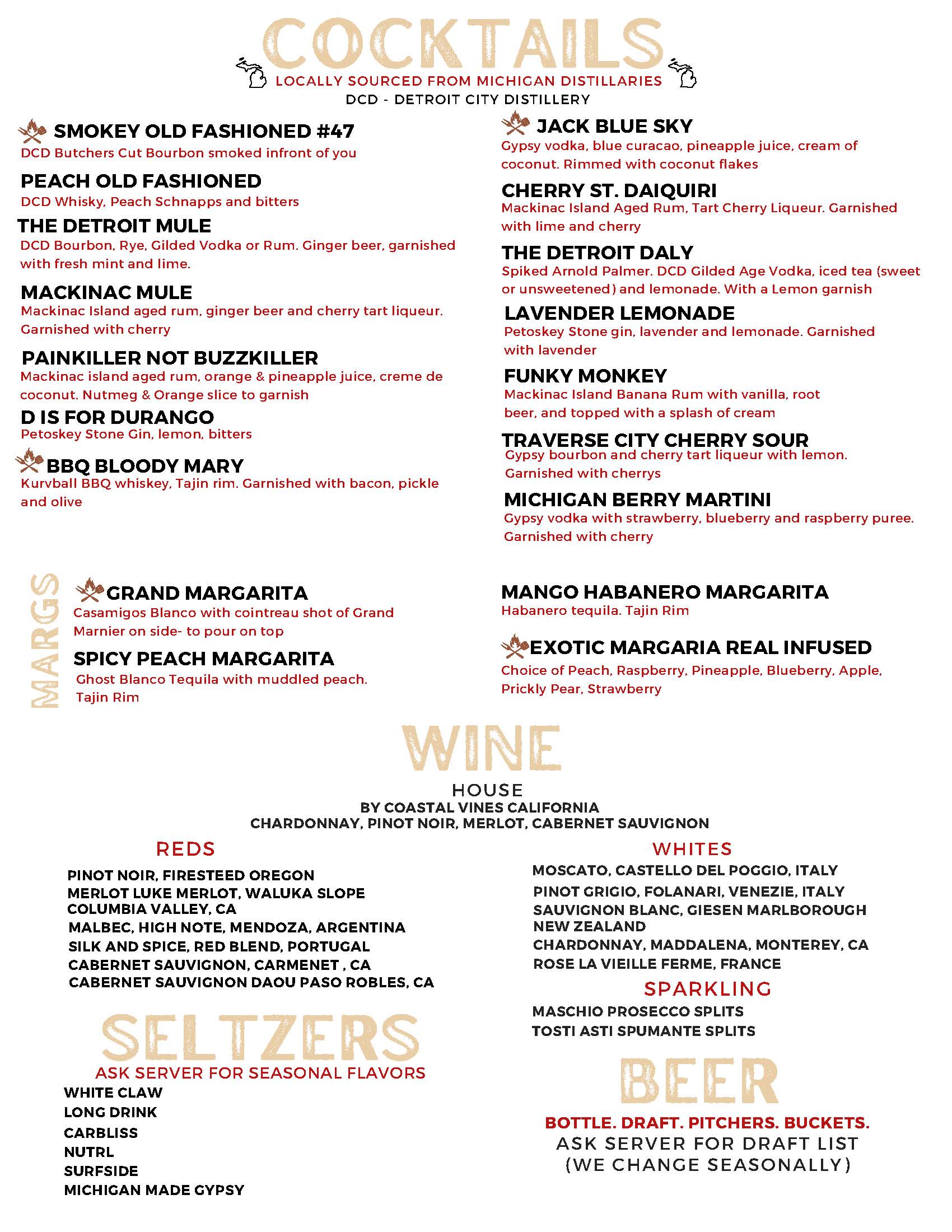 Jack's Roadside BBQ Menu